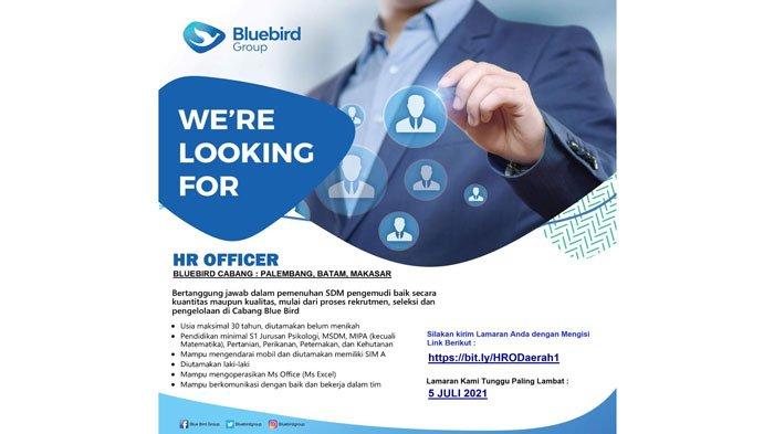 Lowongan Kerja - Bluebird Group Buka Lowongan HR Officer Lulusan S1 di ...