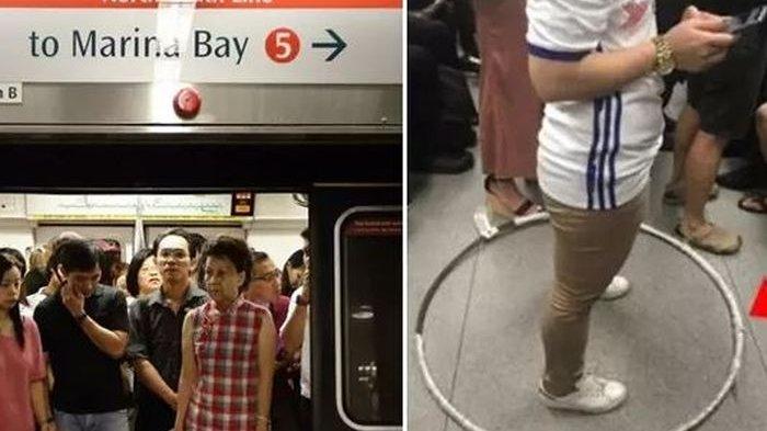 VIRAL Ogah Berdesakan dengan Orang Lain, Wanita Penumpang MRT ini Bawa ...