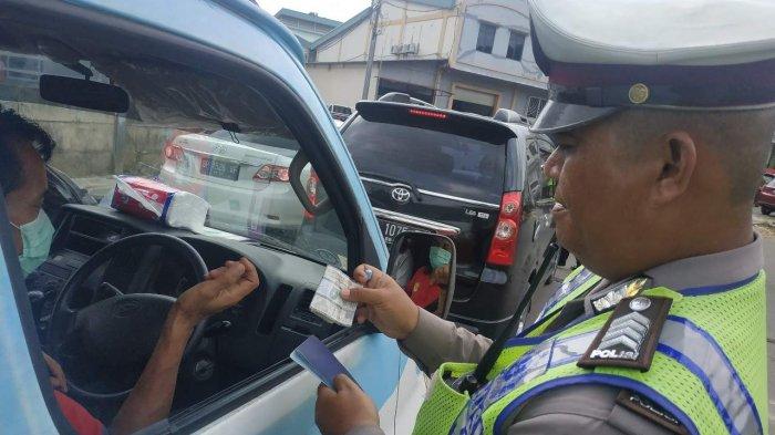 Lalai Bayar Pajak, Puluhan Kendaraan Terjaring Razia di Batuampar Batam - Tribunbatam.id