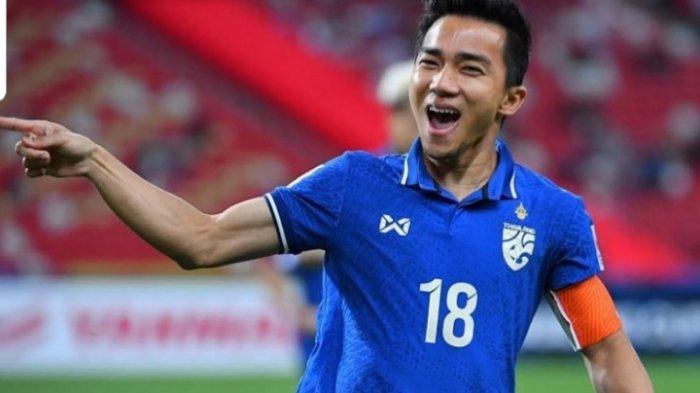 Fakta Terbaru Sosok Chanathip Songkrasin, Pemain Timnas Thailand Spesialis Brace - Tribunbatam.id