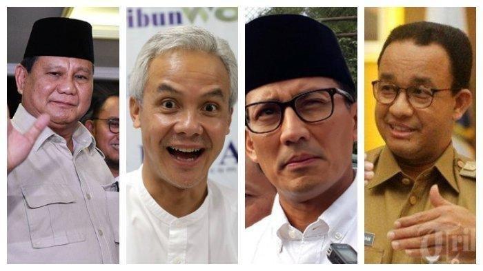 Berikut Peta Elektabilitas Prabowo, Ganjar, Anies, AHY Hingga Jenderal ...