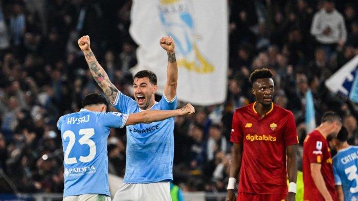 Hasil Lazio vs AS Roma, Roger Ibanez Kartu Merah, Mattia Zaccagni Cetak Gol, AS Roma Kalah ...