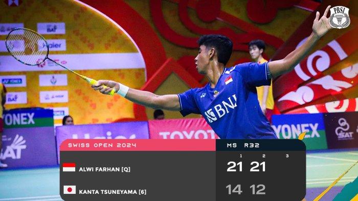Hasil Swiss Open 2024 Babak 32 Besar, Alwi Farhan, Gregoria Menang, Putri KW, Ester Nurumi Kalah ...