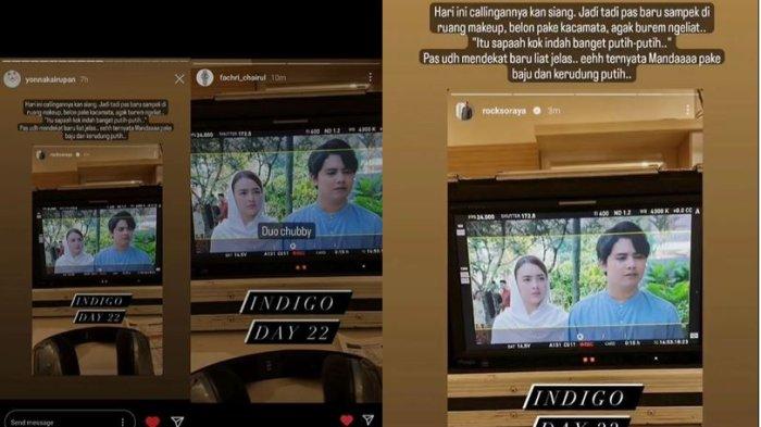 Amanda Manopo Pakai Jilbab saat Syuting Film Indigo bareng Aliando Syarief - Tribunbatam.id