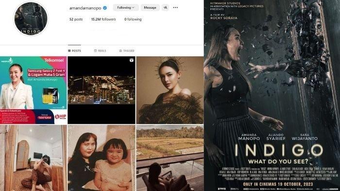 Amanda Manopo Pasang Foto Profil IG dengan Poster Film Indigo yang ...