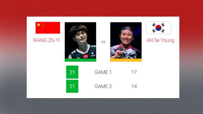 Hasil Semifinal BWF World Tour Finals 2024, An Se Young Kalah, Juara Tunggal Putri Milik China ...