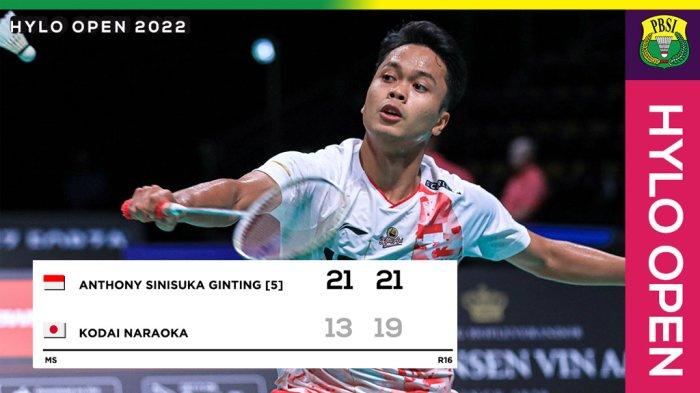 Hasil Hylo Open 2022, Jonatan Christie, Anthony Sinisuka Ginting, Gregoria Mariska Tunjung ...