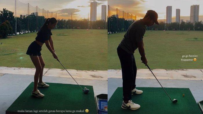 Anya Geraldine Ngaku Lama Tak Pukul Bola Golf, Mulai Olahraga bareng Aqsa Aswar - Halaman 2 ...