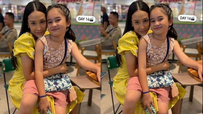 Anya Geraldine Pangku Graciella Abigail, Minta Raya jadi Anak Miss ...