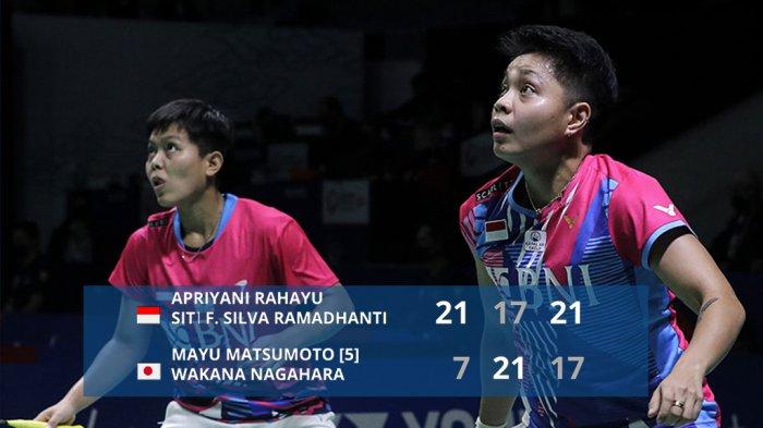 Hasil Indonesia Open 2022, Apriyani/Fadia & Fajar/Rian Menang, Hendra/Ahsan Kalah - Tribunbatam.id