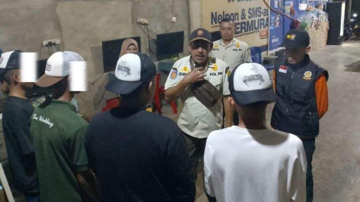 Pelajar di Lingga Terjaring Razia Satpol PP Saat Main PS Kamis Malam, Ada Sanksinya - Tribunbatam.id