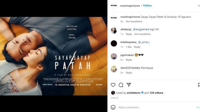 Film Sayap Sayap Patah Telah Tayang di Bioskop, Ariel Tatum Jadi Ibu Hamil - Tribunbatam.id