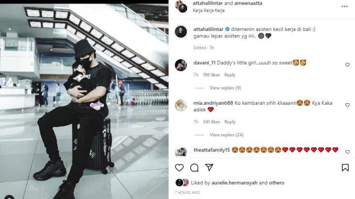 Atta Halilintar dan Ameena Kompak Pakai Baju Serba Hitam, Segini Harga ...
