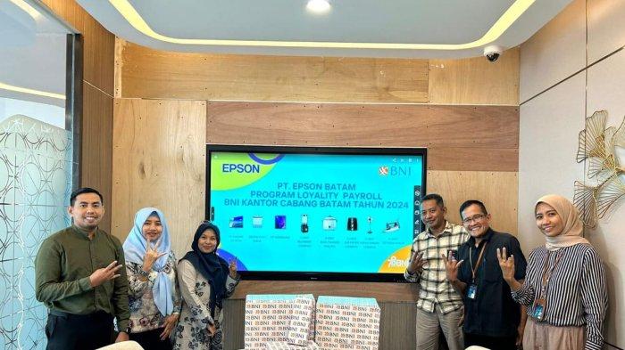 Pemberian Loyalty Payroll kepada PT Epson Batam oleh BNI: Apresiasi ...