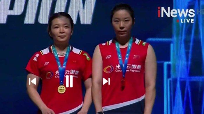 Hasil Final Malaysia Open 2023, Chen Qing Chen/Jia Yi Fan Juara Ganda Putri - Tribunbatam.id