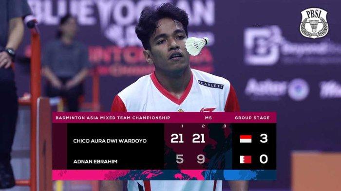 Hasil Indonesia vs Bahrain di Kejuaraan Beregu Campuran Asia 2023, Indonesia Menang 5-0 ...