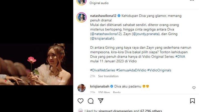 Serial Diva yang Diperankan Natasha Wilona Tayang 11 Januari 2023 di Vidio - Tribunbatam.id