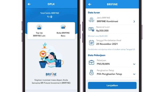 Cara Iuran Dana Pensiun Lembaga Keuangan di BRI melalui BRImo - Tribunbatam.id