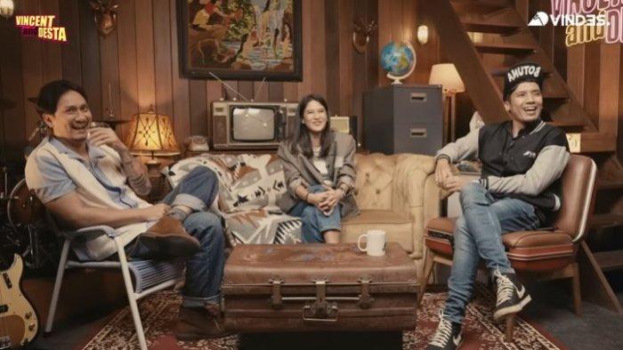 Desta dan Vincent Rompies Salah Tingkah Setelah Puji Kecantikan Dian Sastro - Tribunbatam.id