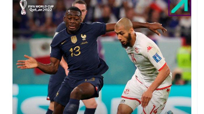 Hasil Tunisia vs Prancis - Minim Peluang, Skor Imbang 0-0 di Babak Pertama - Tribunbatam.id