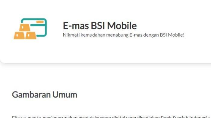Cara dan Syarat Transaksi Emas Mudah dan Praktis via BSI Mobile ...