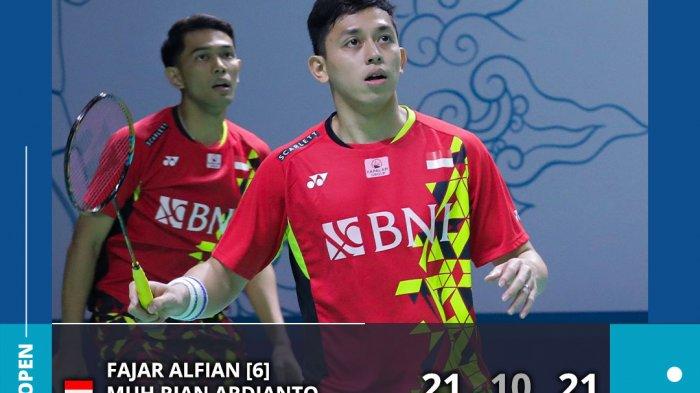 Hasil Indonesia Open 2022, Fajar/Rian Menang Marcus/Kevin Kalah, 4 Wakil Indonesia ke Perempat ...