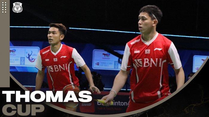 Hasil Thomas Cup 2022, Ginting Kalah, Fajar/Rian Menang, Indonesia vs Singapura 1-1 - Tribunbatam.id
