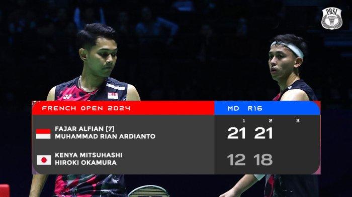 Hasil French Open 2024, Hanya Chico dan Fajar/Rian yang Menang, Wakil Indonesia Lainnya Kalah ...