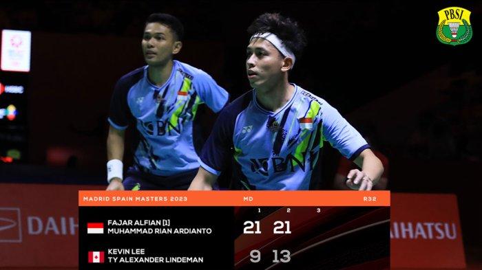 Hasil Madrid Spain Masters 2023, Fajar/Rian Menang, Leo/Daniel The Babbies Kalah - Tribunbatam.id