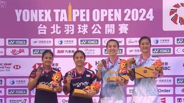 Hasil Final Taipei Open 2024, Febriana Dwipuji Kusuma/Amallia Cahaya Pratiwi Juara Ganda Putri ...