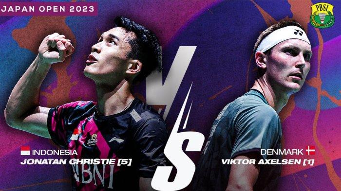 Jadwal Siaran Langsung Final Japan Open 2023, Jonatan Christie vs Viktor Axelsen - Tribunbatam.id