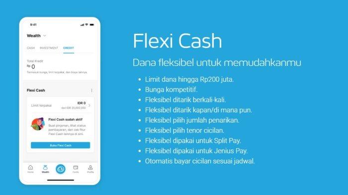 Cara Pinjam Uang di Flexi Cash Jenius, Dana Cair hingga Rp 200 Juta - Tribunbatam.id
