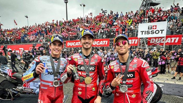 Hasil Sprint Race MotoGP Jepang 2024, Acosta Crash, Bagnaia Juara, Bastiani-Marquez Duel Sengit ...