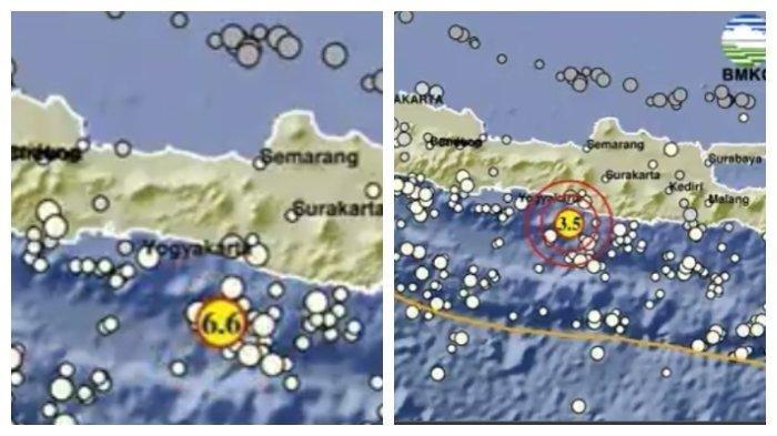 Dampak Gempa 6,4 M Bantul Yogyakarta, Terasa Hingga Jawa Timur - Tribunbatam.id