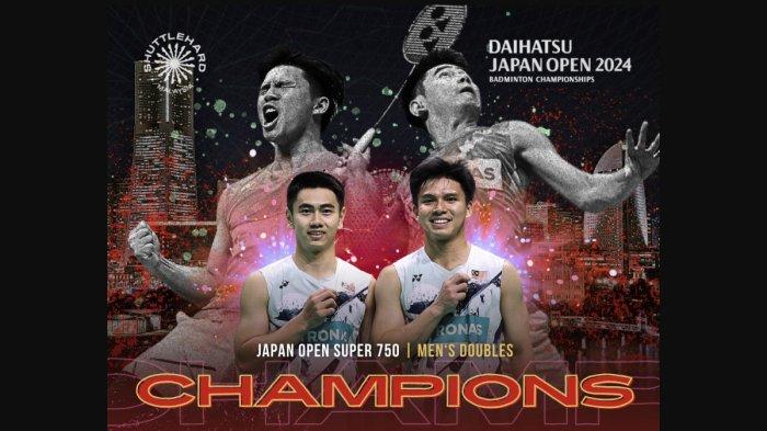 Hasil Final Japan Open 2024, Goh Sze Fei/Nur Izzuddin Juara Ganda Putra - Tribunbatam.id
