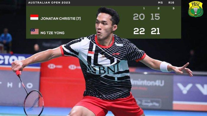 Hasil Australia Open 2023, Jonatan Christie Kalah, Rinov/Pitha, Pramudya/Yeremia Menang ...