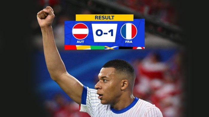 Hasil Austria vs Prancis, Hidung Kylian Mbappe Berdarah, Prancis Menang Karena Own Goal ...