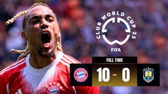 Hasil Piala Dunia Klub 2025, Tega, Bayern Munchen Jaringkan 10 Gol ke ...