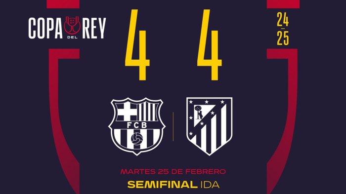 Hasil Semifinal Copa Del Rey 2024-2025 Barcelona vs Atletico Madrid ...