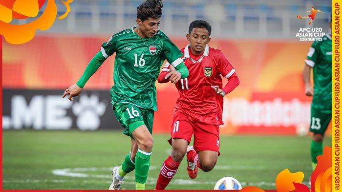 Hasil Piala Asia U20 2023, 10 Pemain Irak Tumbangkan Timnas U20 ...