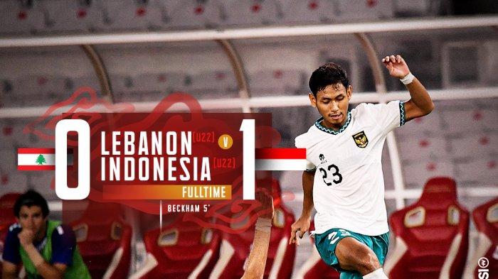 Tuntaskan Balas Dendam, Timnas U22 Indonesia Berhasil Tumbangkan Lebanon 1-0 - Tribunbatam.id