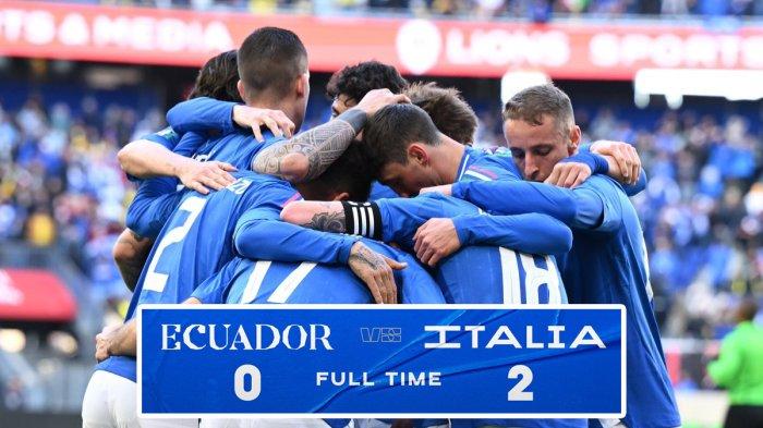 Hasil Ekuador vs Italia, Lorenzo Pellegrini, Nicolo Barrela Cetak Gol ...