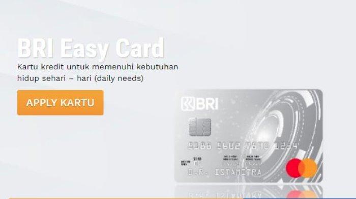 Cara dan Syarat Membuat Kartu Kredit BRI Easy Card via Aplikasi BRImo di Ponsel - Tribunbatam.id
