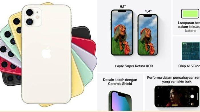 Daftar Harga HP iPhone 11 sampai iPhone 13 Dibawah Rp 10 Juta di Bulan Maret 2024 - Tribunbatam.id