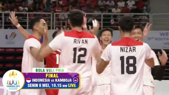 Live Streaming Final Bola Voli Putra SEA Games 2023 Indonesia vs Kamboja - Tribunbatam.id