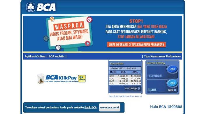 Cara Cek Mutasi Rekening BCA Dua Bulan Terakhir via Internet Banking - Tribunbatam.id