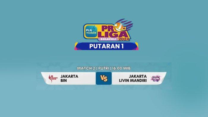 Live Streaming Moji TV Proliga 2024 Putri Jakarta BIN vs Jakarta Livin ...