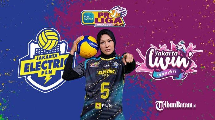 Live Streaming Moji TV Proliga 2024 Jakarta Electric PLN vs Jakarta Livin Mandiri - Tribunbatam.id