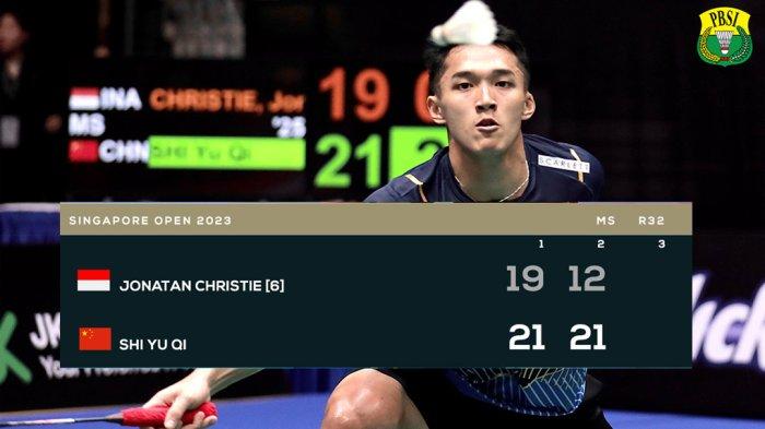 Hasil Singapore Open 2023, Jonatan Christie Juga Kalah - Tribunbatam.id