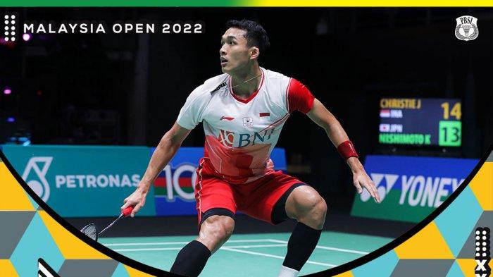 Hasil Malaysia Open 2022, Jonatan Christie Menang Sesuai Rencana - Tribunbatam.id